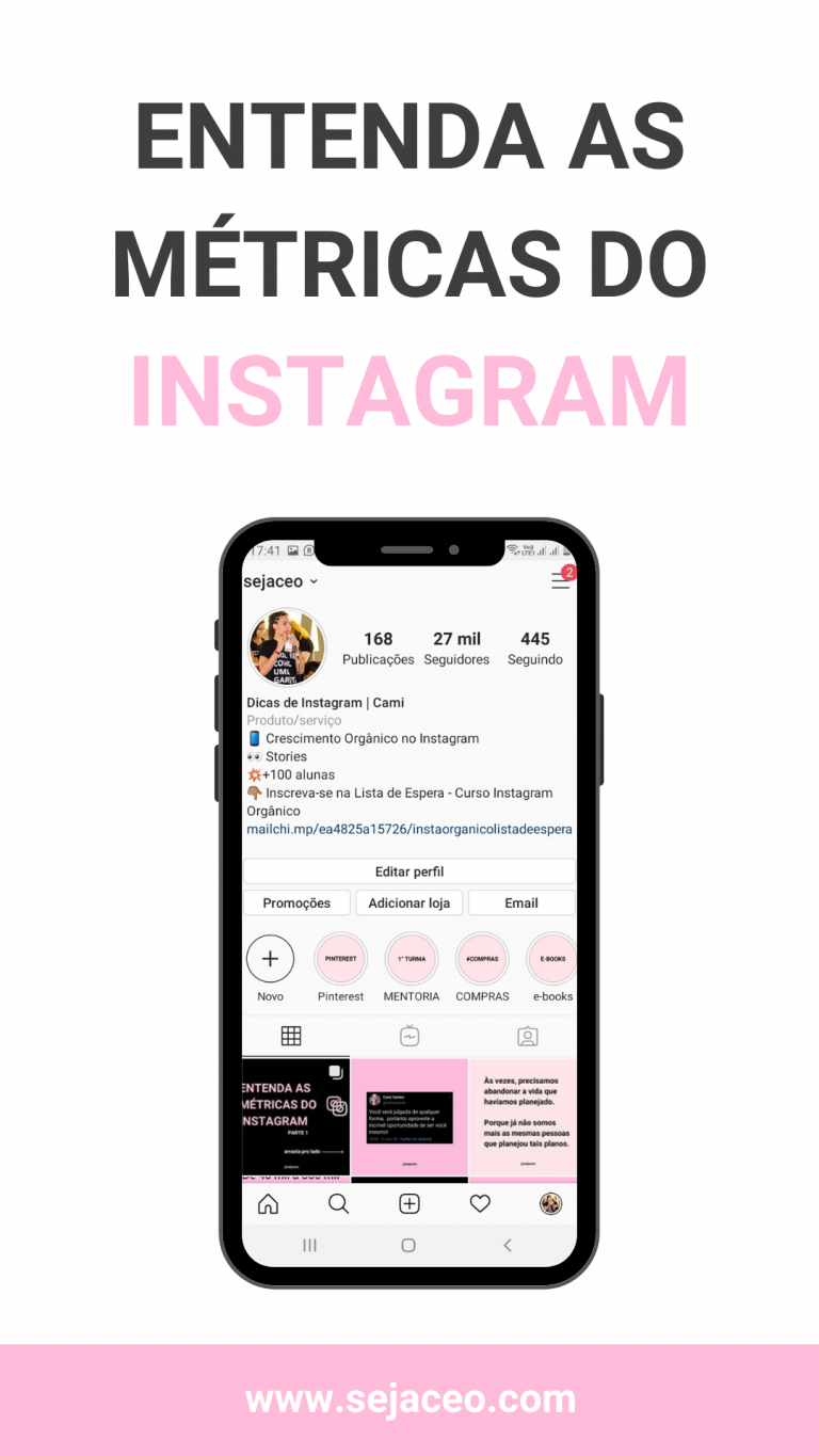 Entenda as métricas do Instagram - Seja Ceo